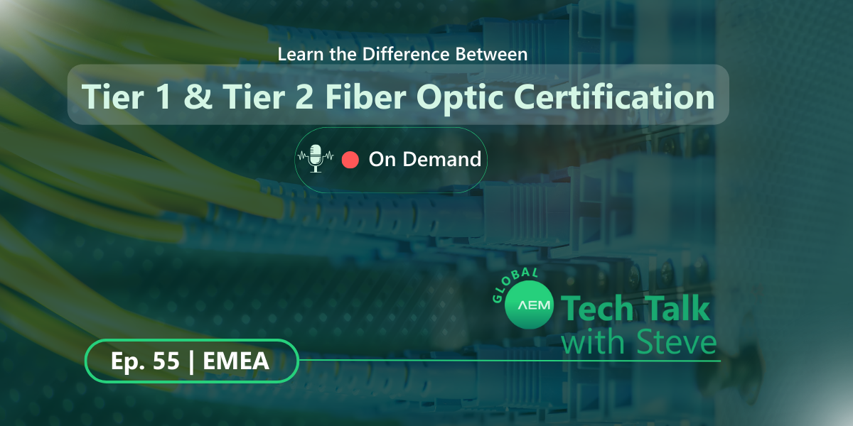 Ep. 55 | Learn the Difference between Tier 1 and Tier 2 Fiber Optic ...